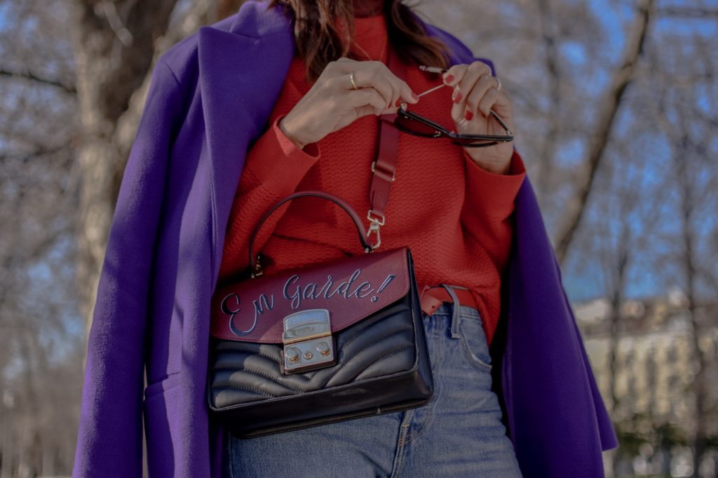 Look Rojo + Morado - El Blog de Silvia